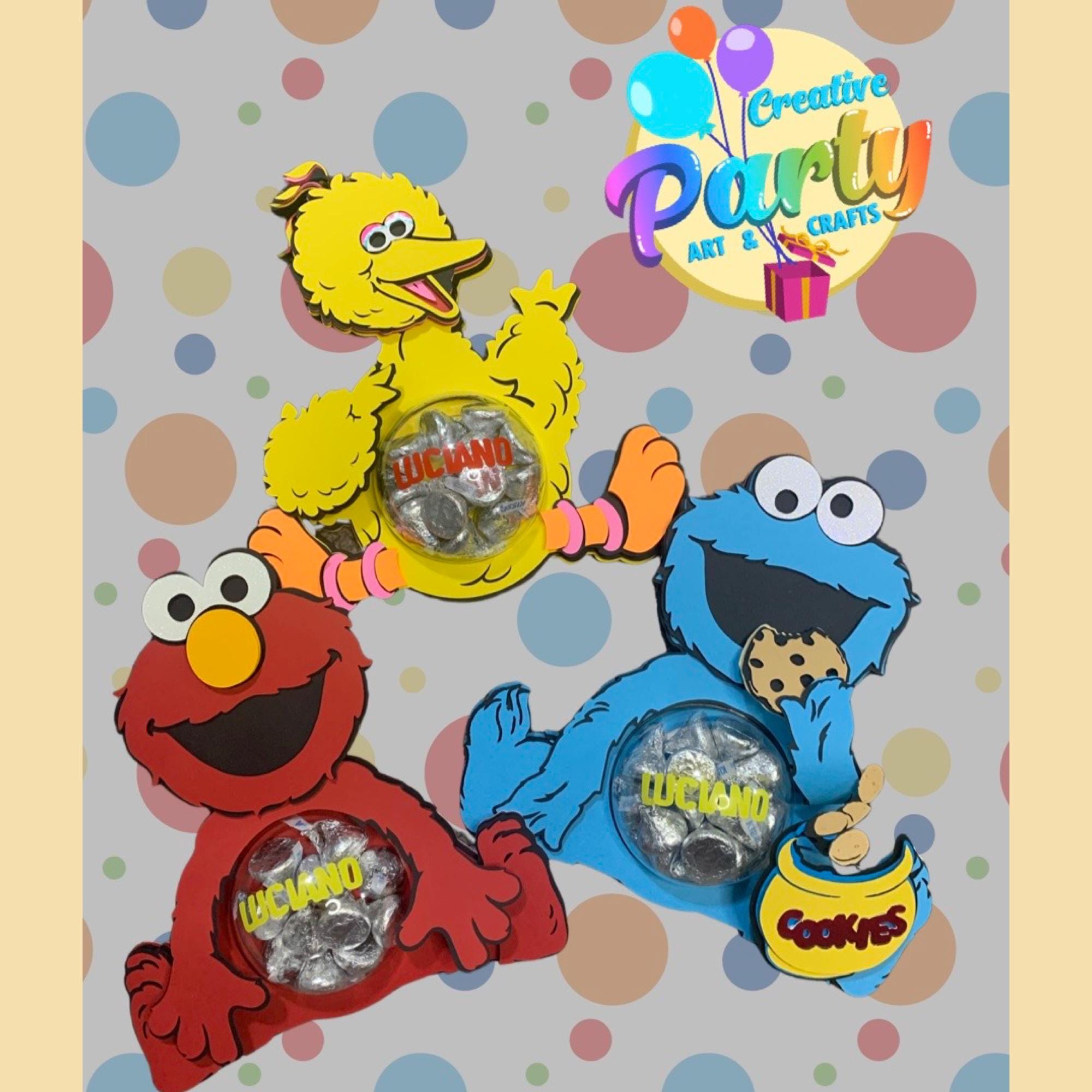 Personalized Elmo Candy Holder Sesame Street Party Decoration Supplies ...