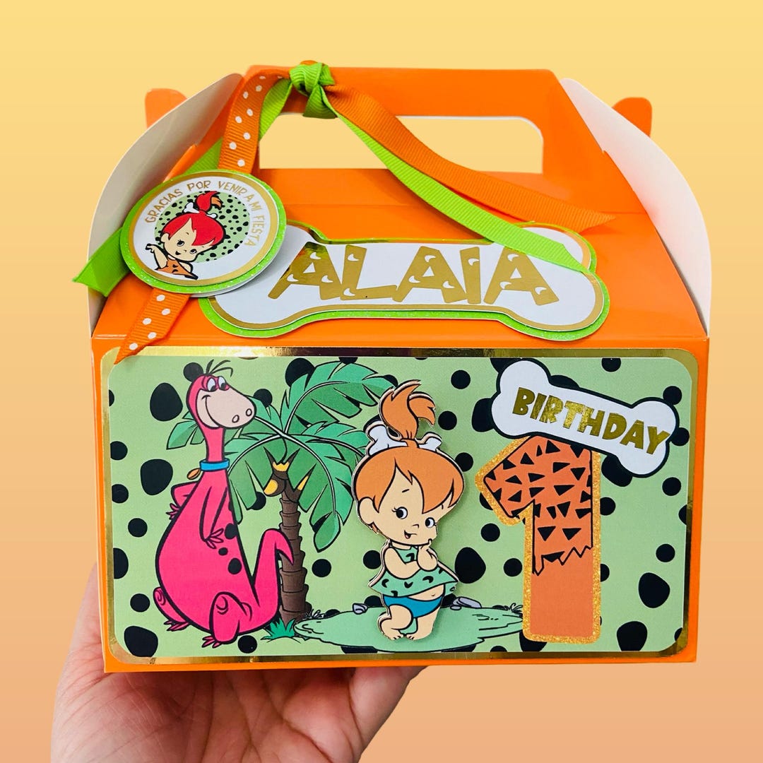 Birthday Party Favors for Kids Pebbles and Bam Bam Party Favor Treat ...