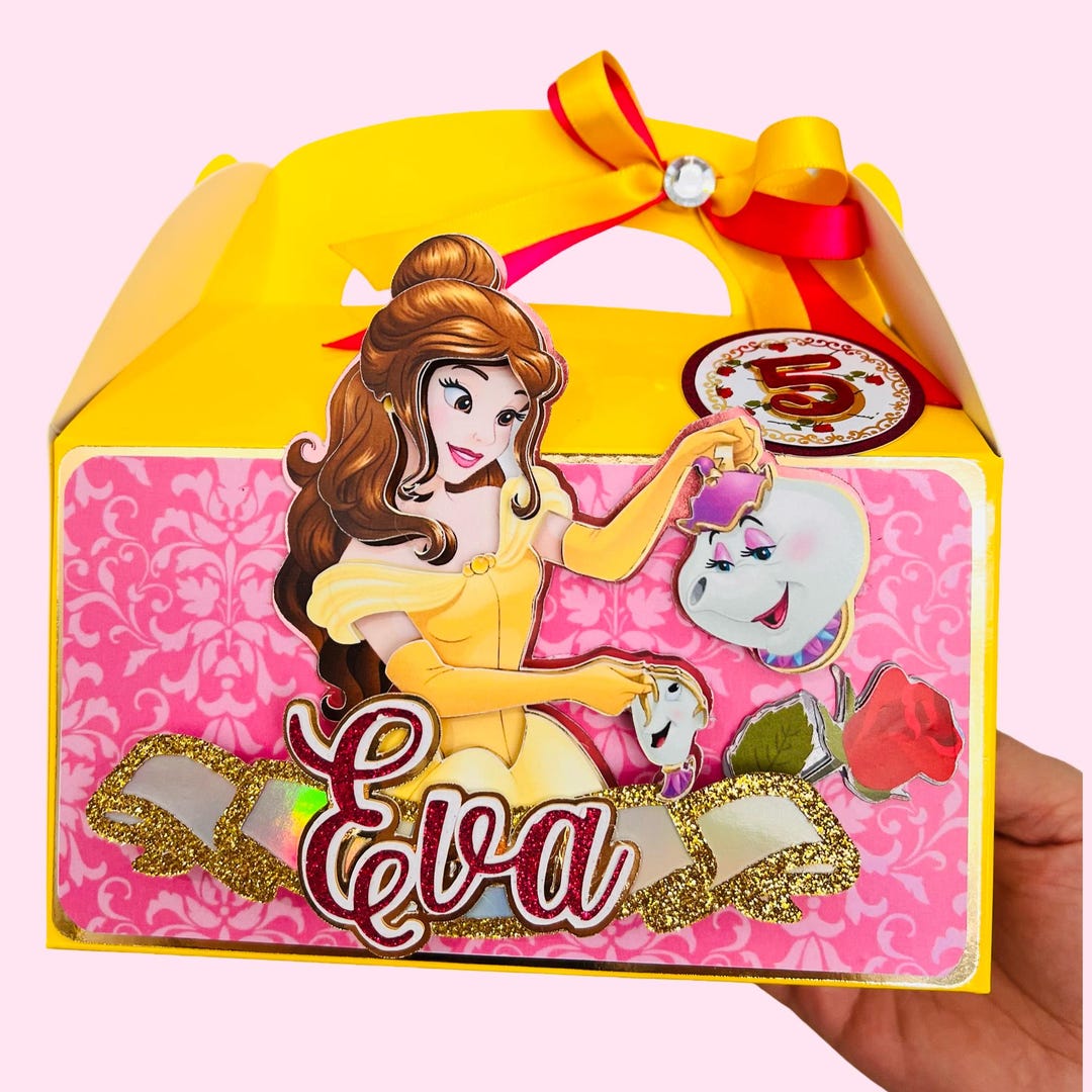 Personalized Princess Party Favor Box: Custom Name Treat Box - Etsy