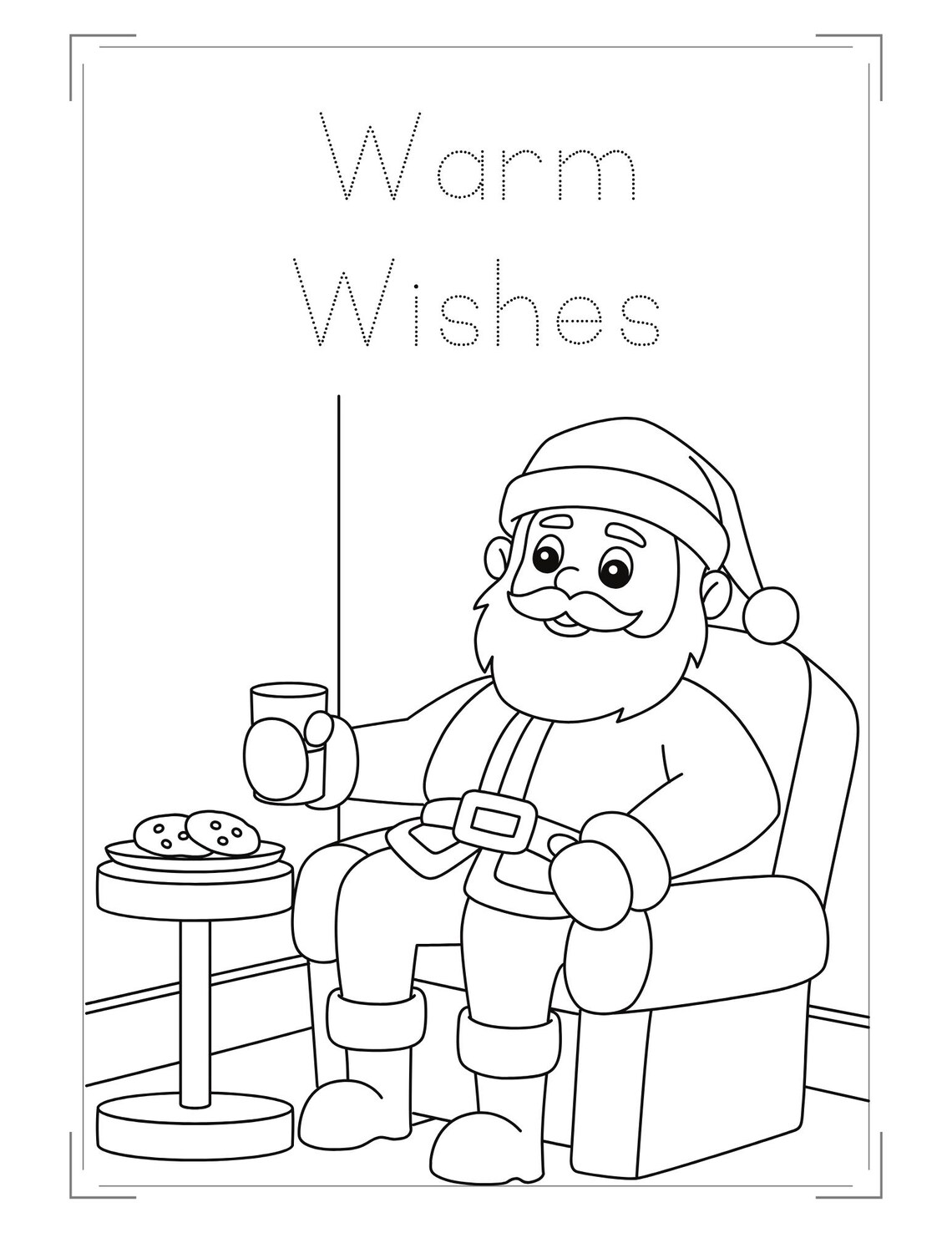 23-page Christmas Coloring Pages for Kids – Kawaii Holiday Printables ...