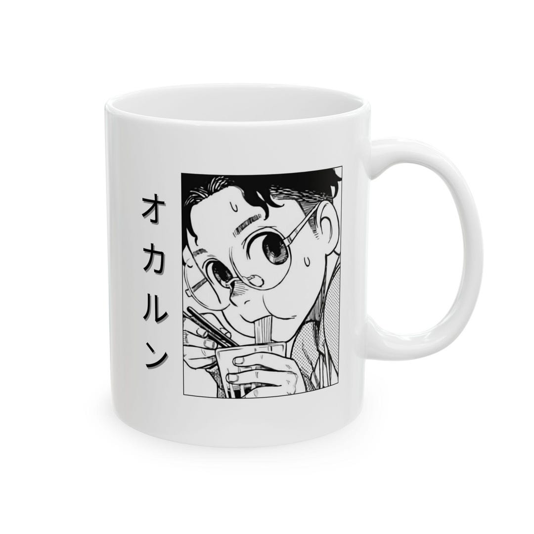 Anime Mug, Okarun Dandadan Fan Coffee Cup, Manga Geek Gift, Ceramic ...