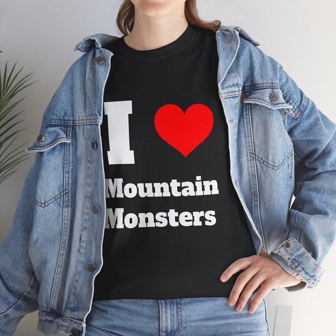 I Love Mountain Monsters T Shirt, Mountain Monsters Heart Tee, AIMS ...