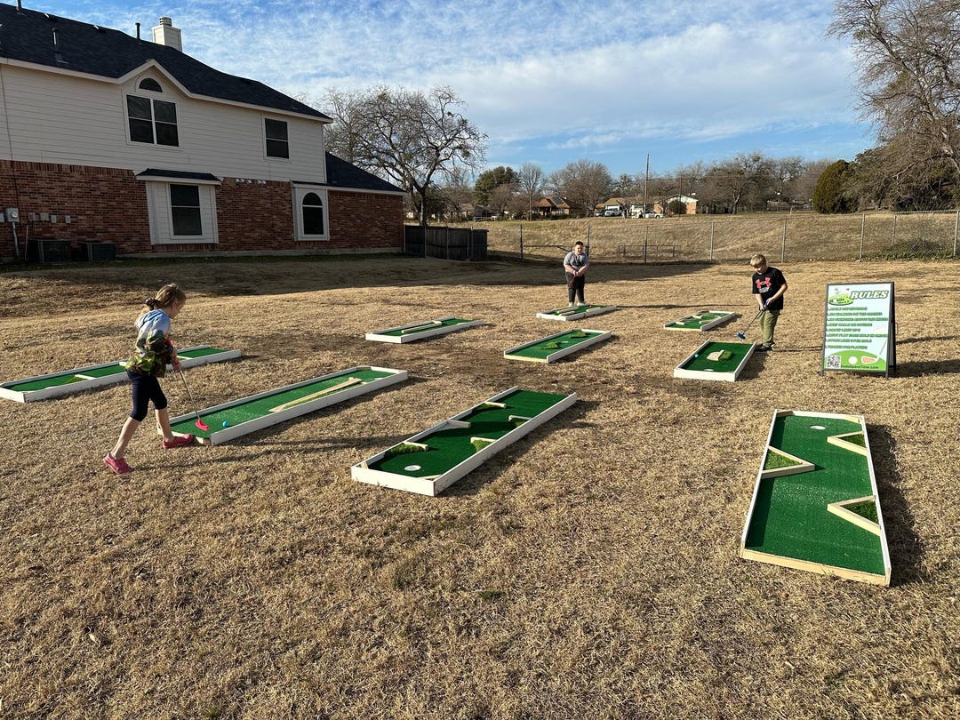 Portable Mini Golf - Etsy