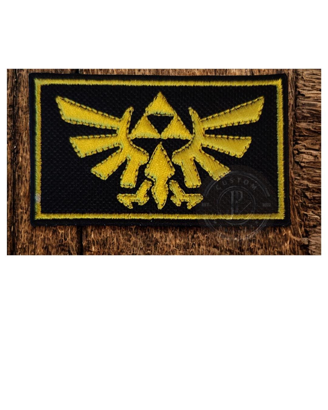 Hylian Crest Patch: Embroidered Triforce Eagle - Legend of Zelda - Etsy