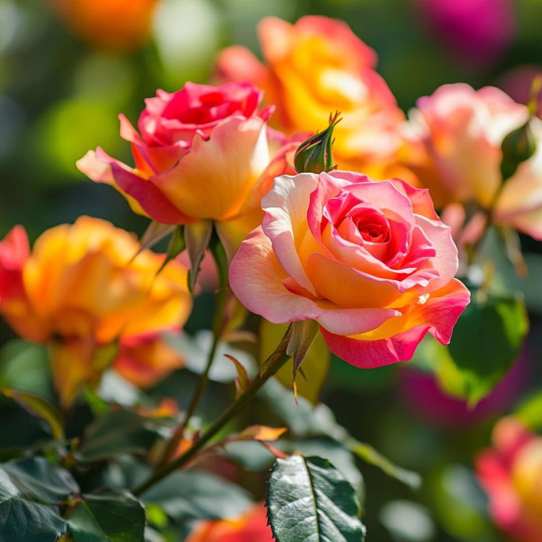 500seeds Mixed Color Rose Seeds – Beautiful Rainbow Garden Roses | Rare ...