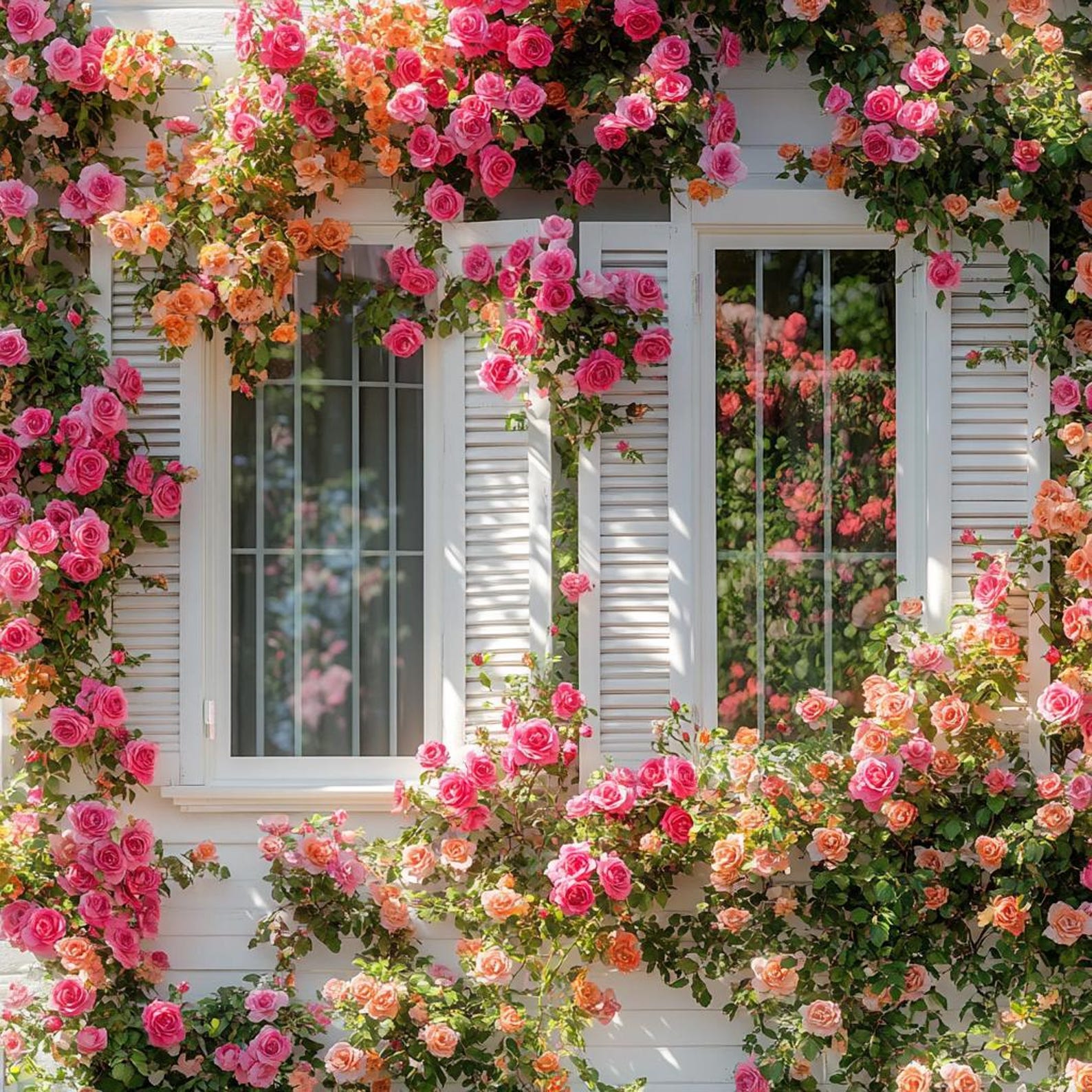 Rare Mixed Color Climbing Rose Seeds - Vibrant Blooming Vine With ...