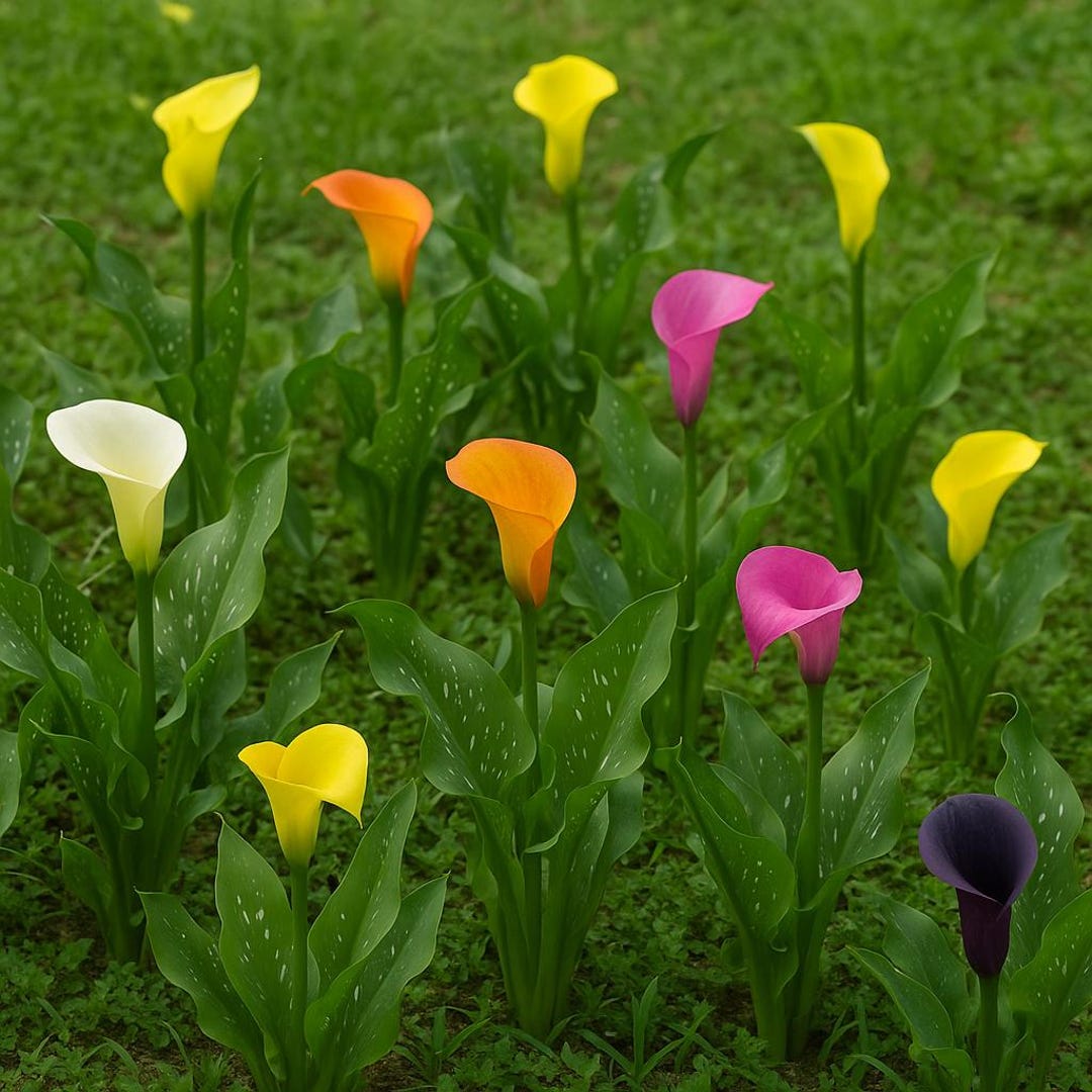 Calla Lily Mixed Color Seeds | Elegant Zantedeschia Flower Seeds for ...