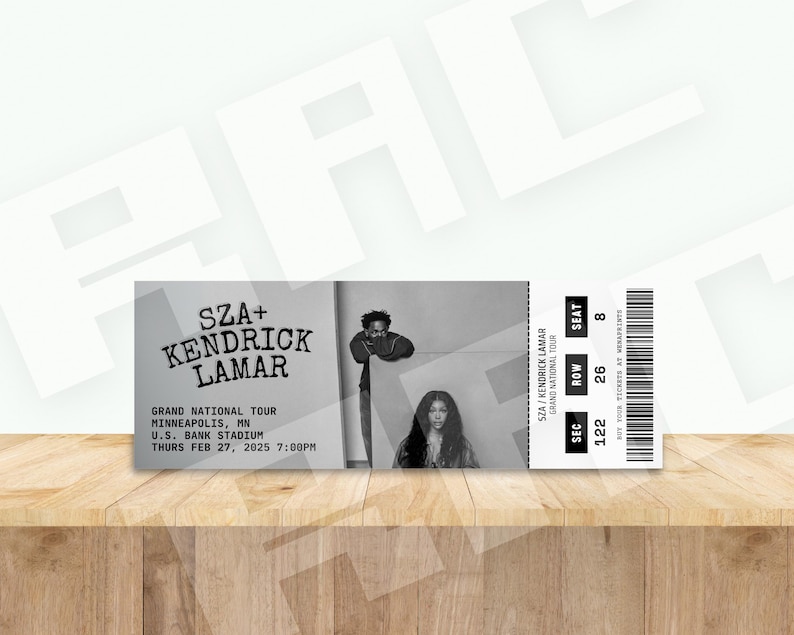 Editable Ticketmaster Ticket | Custom Concert Event Tickets | DIY Canva ...