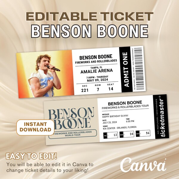 Benson Boone Merch - Etsy