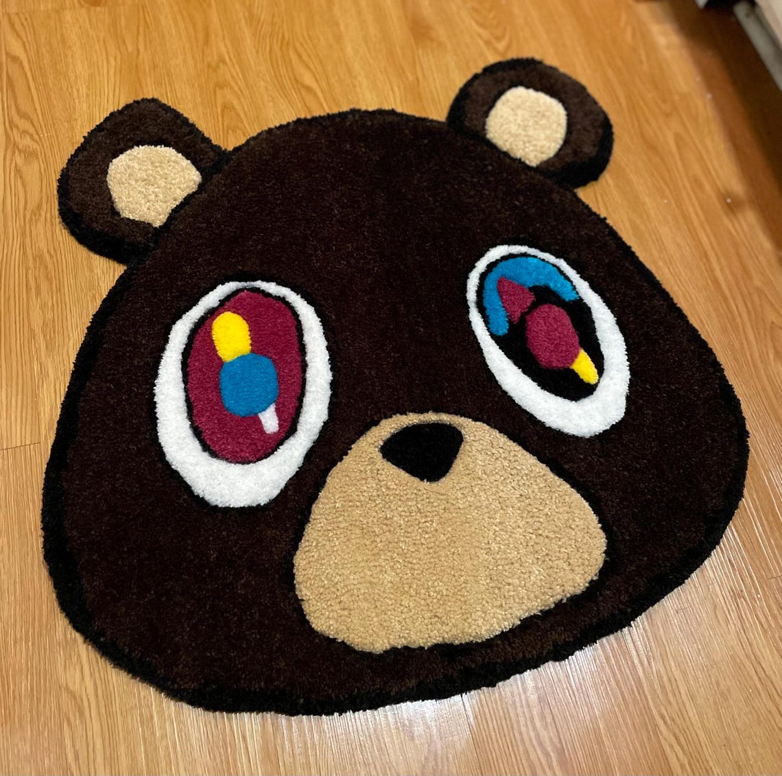 Kanye West “graduation” Bear Tufted Rug - Etsy