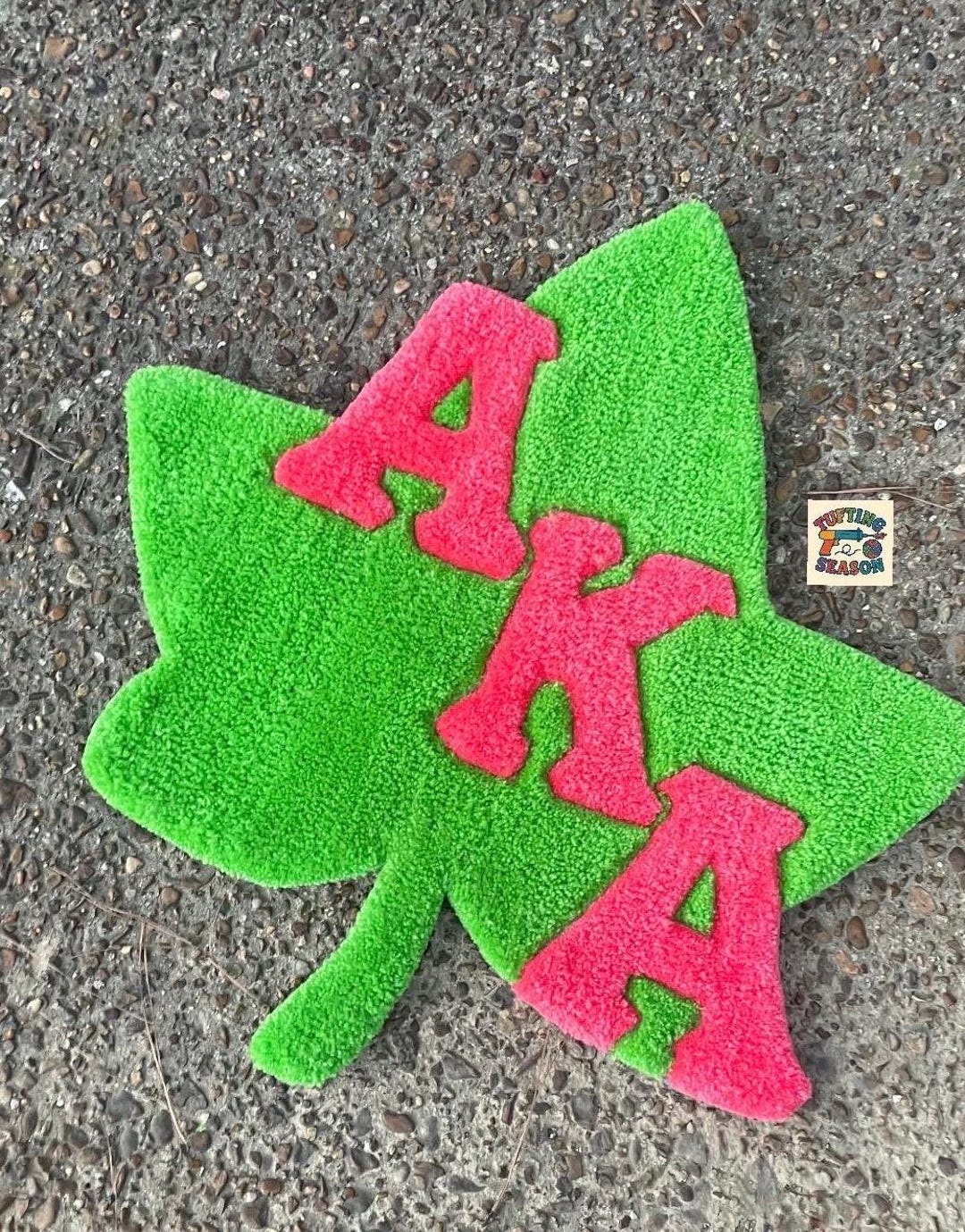 Alpha Kappa Alpha (AKA) Tufted Rug - Etsy