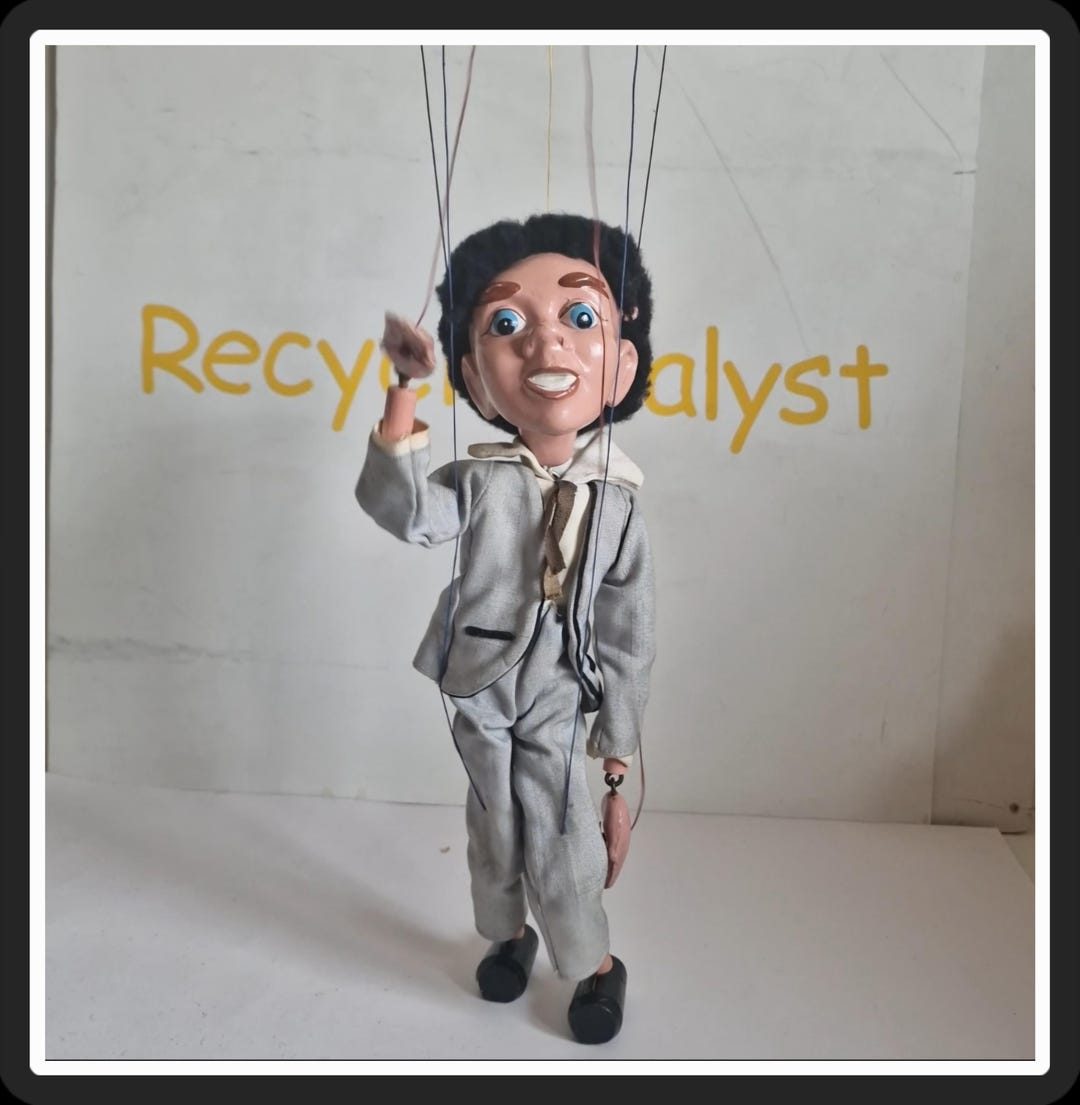 Pelham Puppet Pop Singer - Vintage Rare Hand Painted Toy - Handmade ...