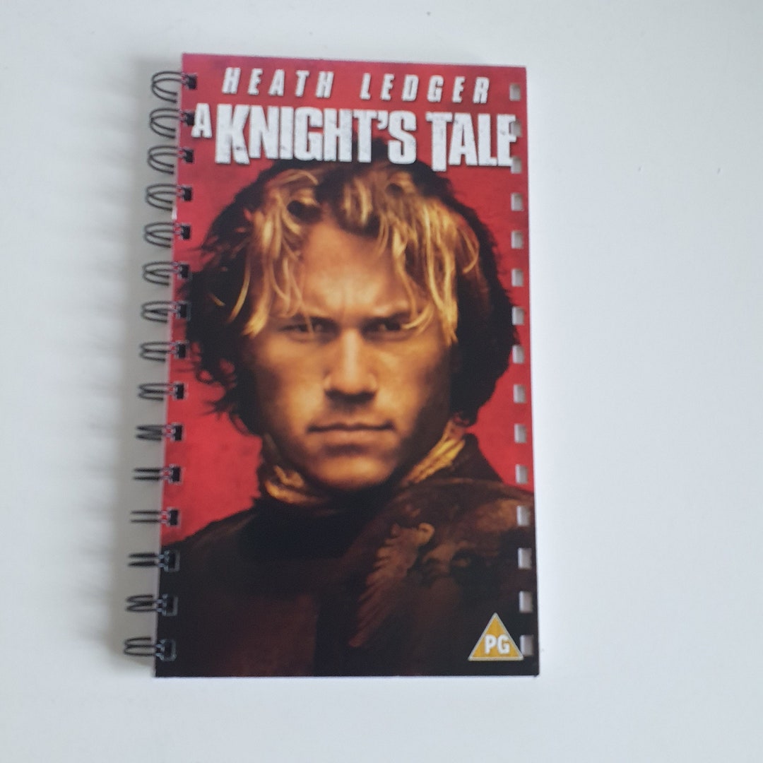 Heath Ledger Notebook Vintage Action Movie VHS Upcycled Journal Jotter ...