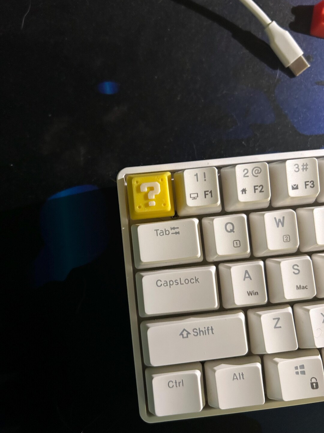 Mario Question Block Keycap - Etsy