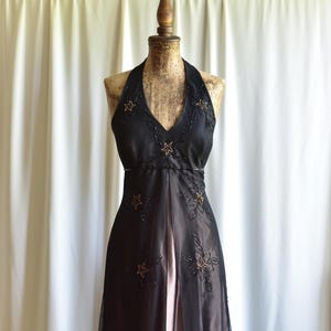 Vintage Y2K Vampire Ombre Mesh Homecoming Beaded Vampy Gothic Empire ...