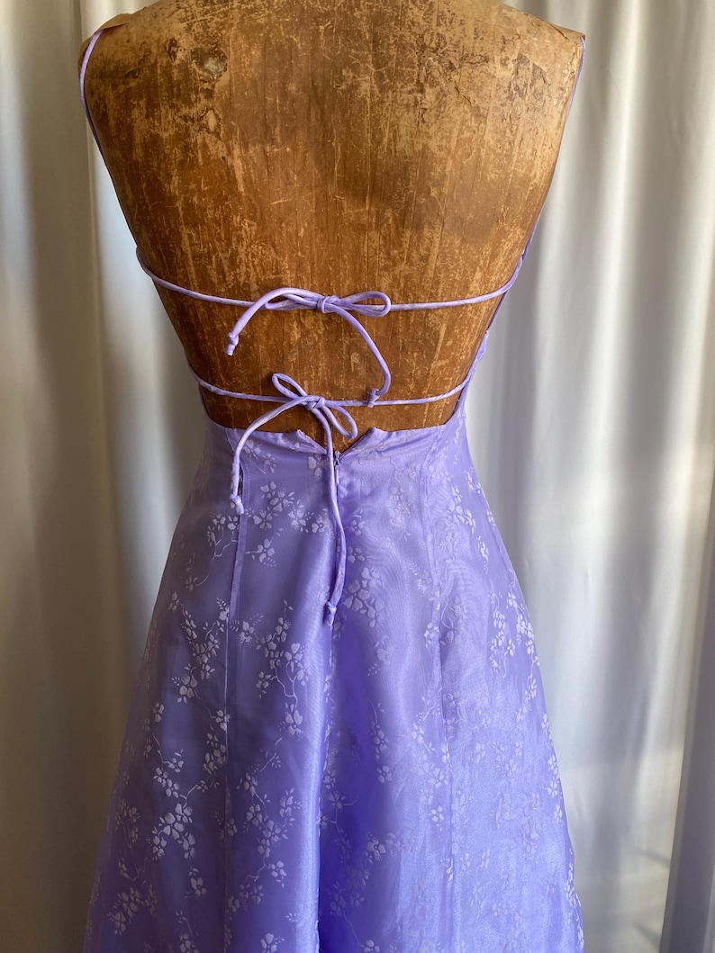 Vintage Y2K Maxi Dress: Empire Waist Corset Back Fairycore Prom Evening ...