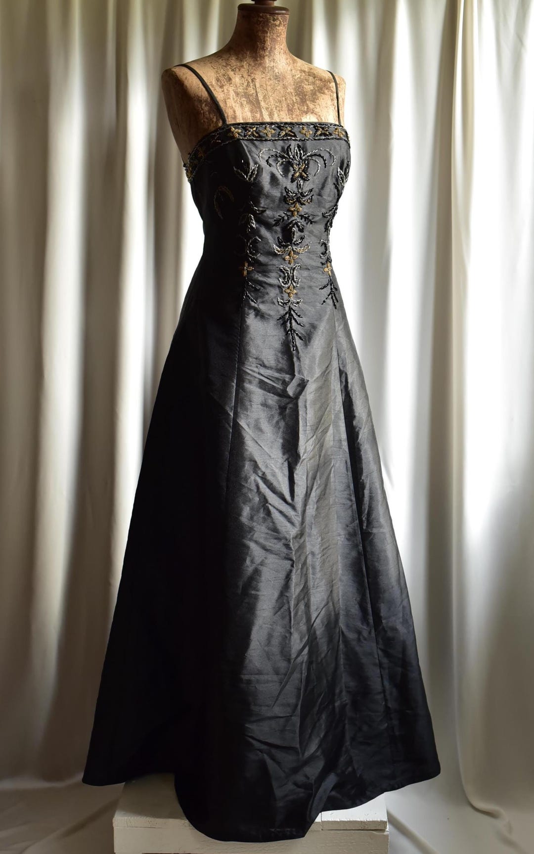 Vintage Y2K Homecoming Beaded Gothic Vampire Whimsygoth Fairycore Prom ...