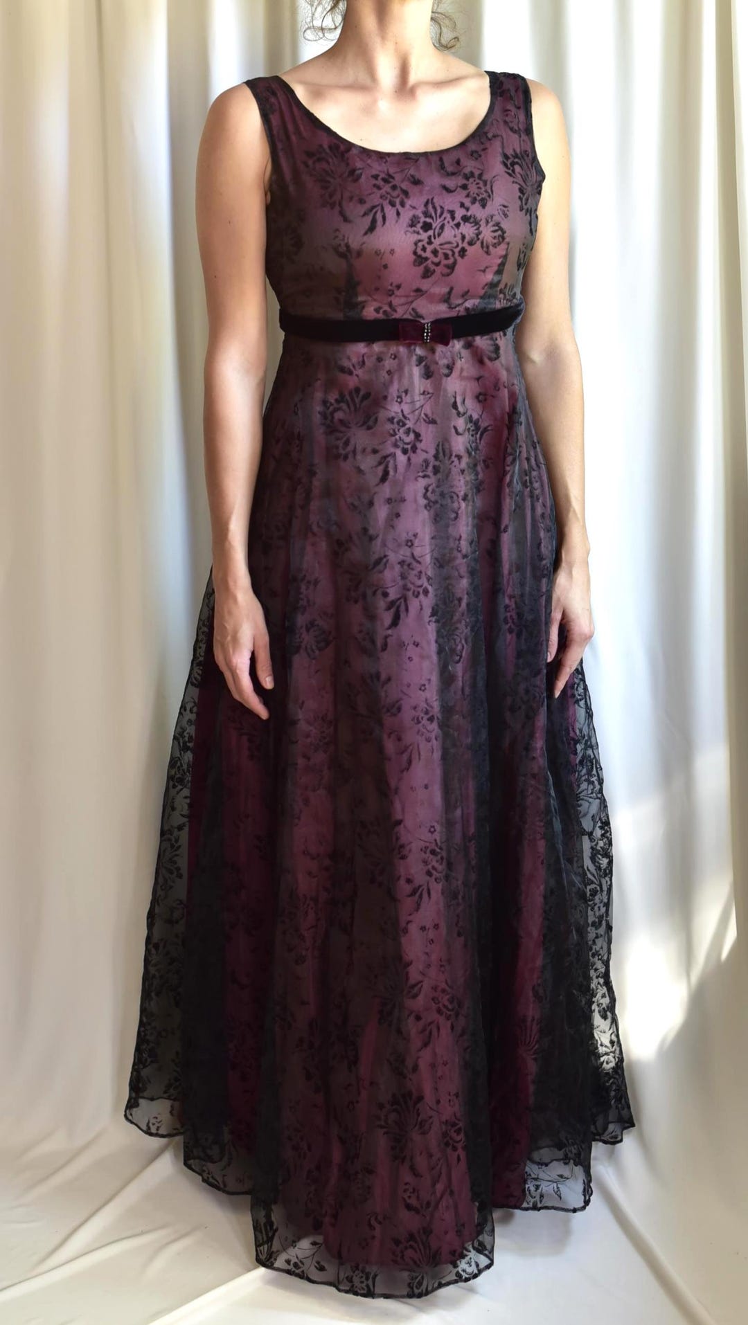 Vintage Y2K Vampire Homecoming Empire Waist Lace Vampy Gothic Whimsy ...