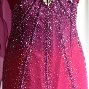 Vintage Y2K SILK Barbie Trumpet Ombre Homecoming Princess Vampy Gothic ...