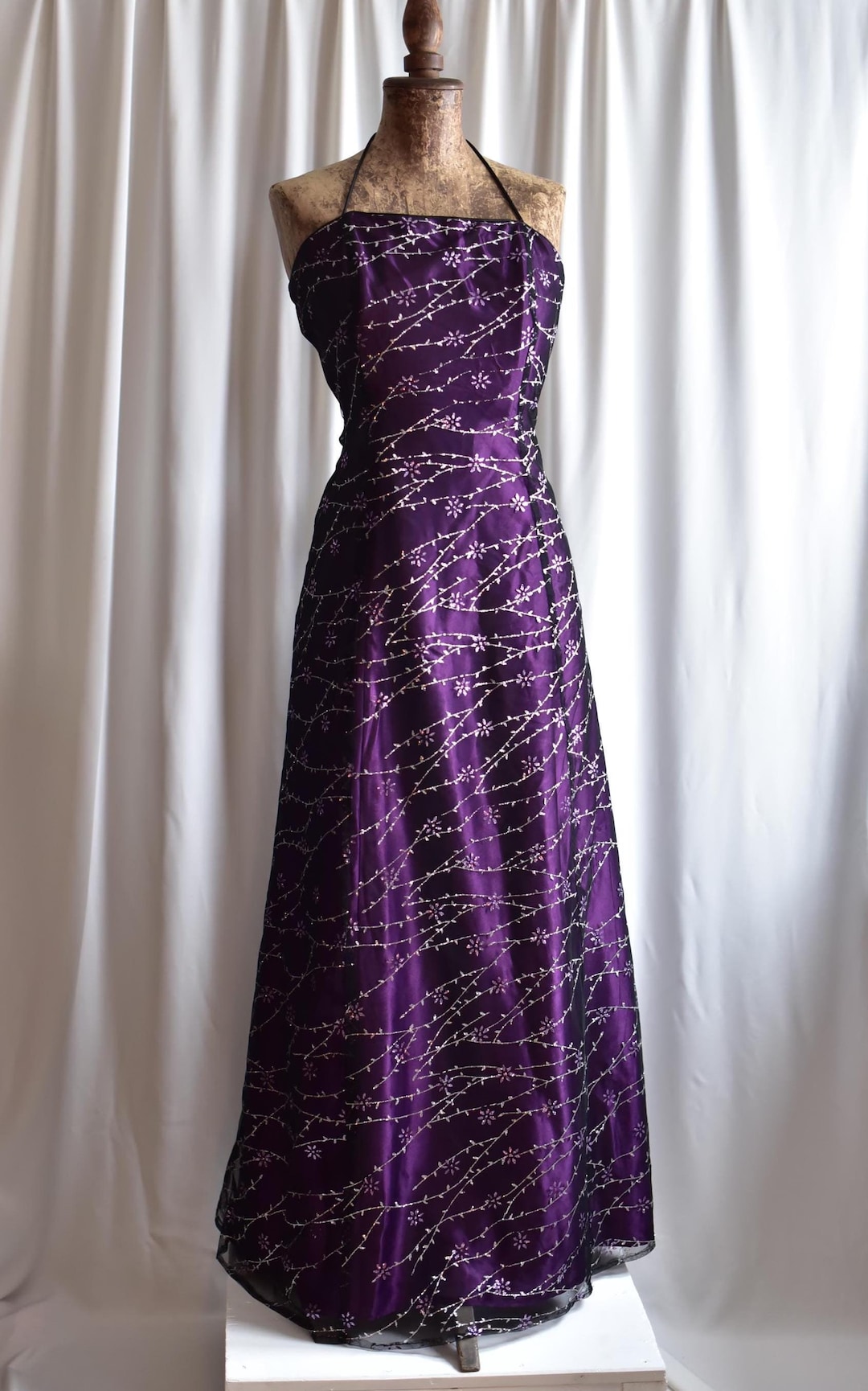 Vintage Y2K Shimmer Empire Floral Gothic Whimsy Whimsygoth Fairycore ...