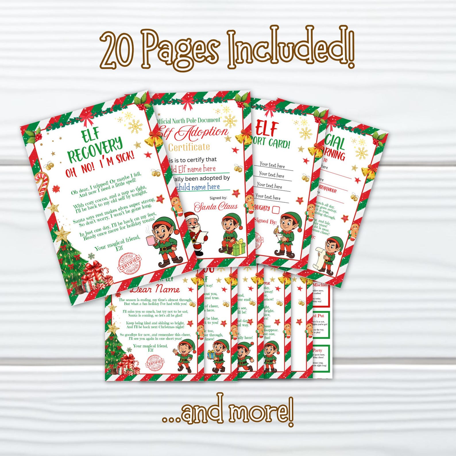Editable New Elf Arrival Letter, First Time Elf Introduction Letter ...