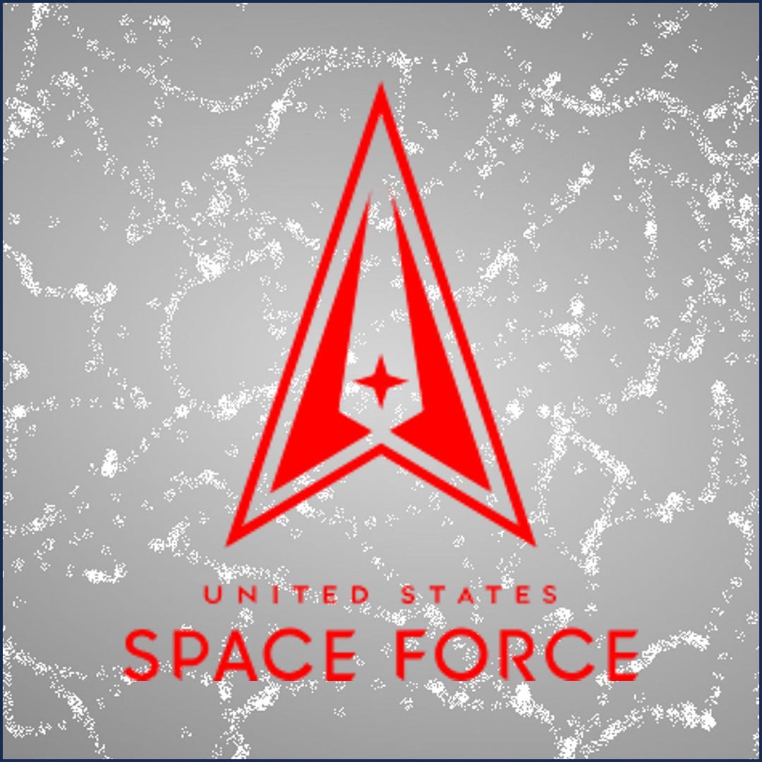 Laser Ready, Space Force Delta Seal SVG - Etsy