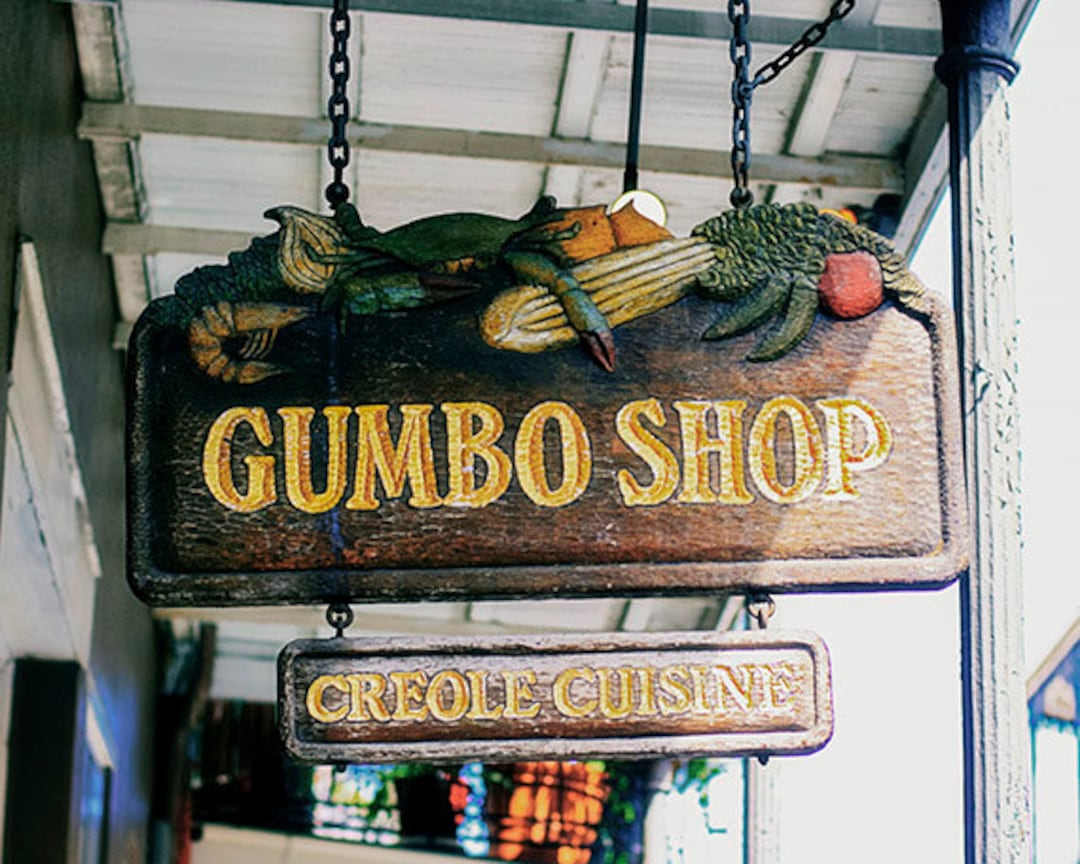 New Orleans Gumbo Shop Art Print, French Quarter Photograph - Etsy