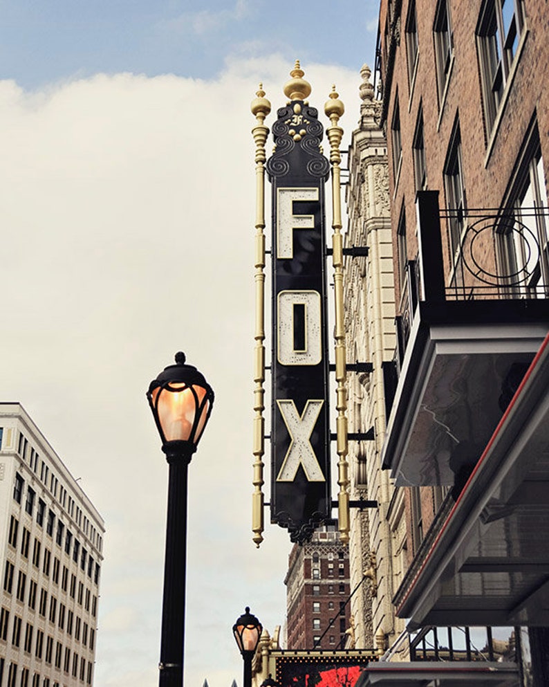 Missouri Art St. Louis MO Fox Theater Sign Fine Art - Etsy