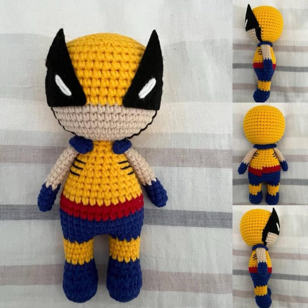 Amigurumi Crochet Pattern Wolverine, Crochet PDF, Cute Design, Easy ...