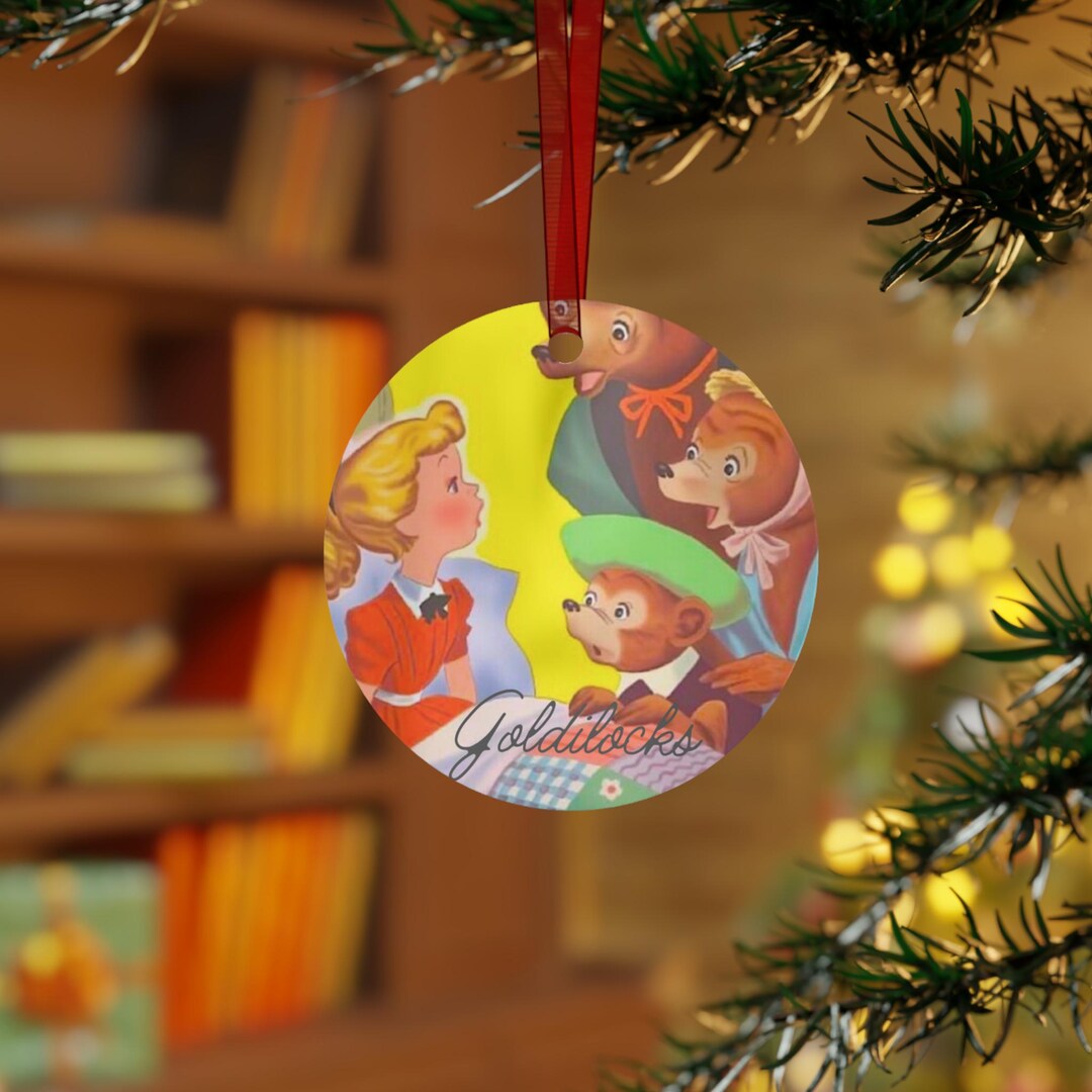 Retro Goldilocks and the Three Bears Christmas Grimms Fairytales Mother ...