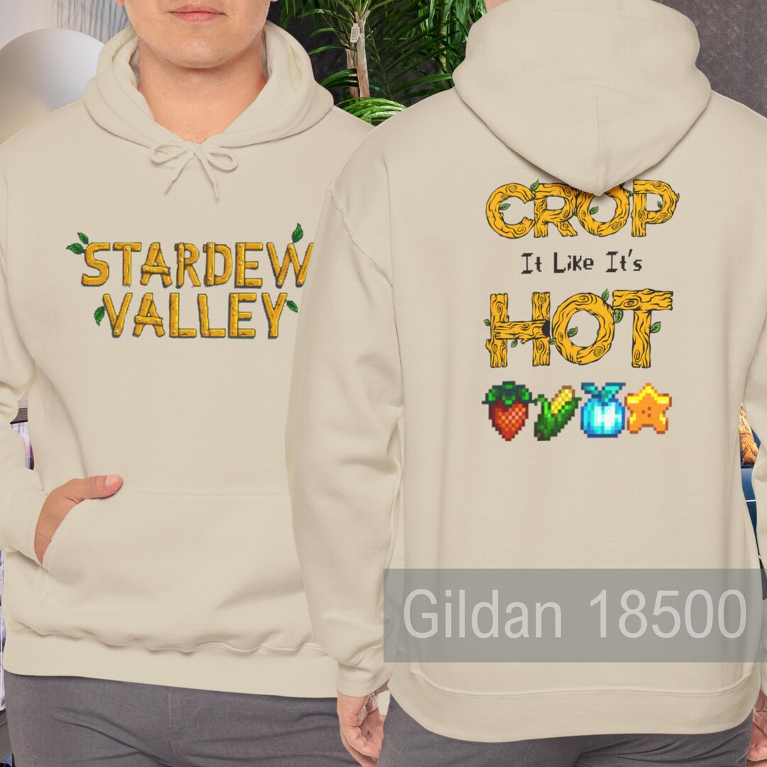 Stardew Valley Hoodie, Video Game Merch, Cozy Pullover, Gamer Gift ...