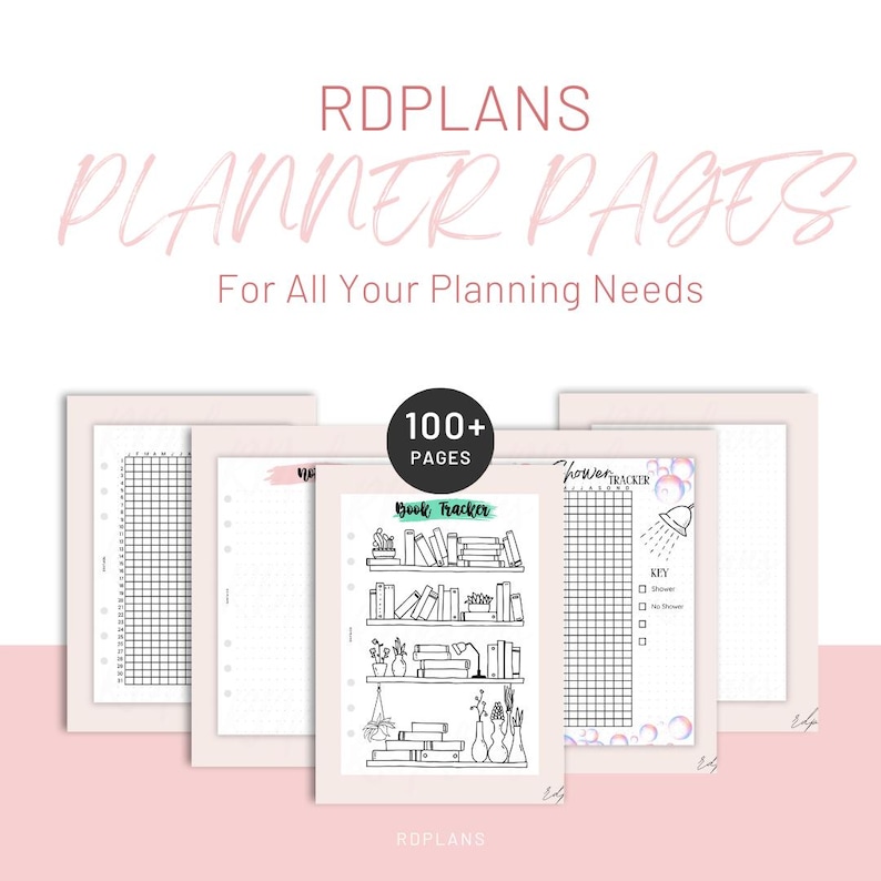 A5 Book Reading Tracker Planner Page | Journaling | Planning | Book ...
