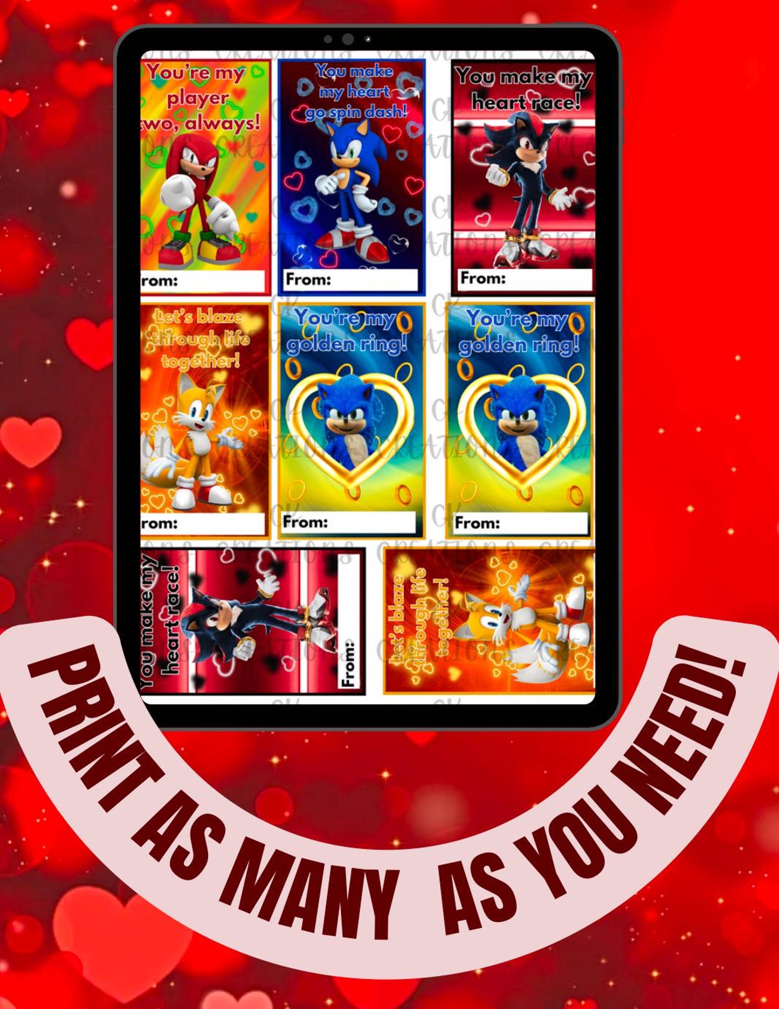 Inspired Digital Valentine Cards | Printable Kids Valentine Exchange ...