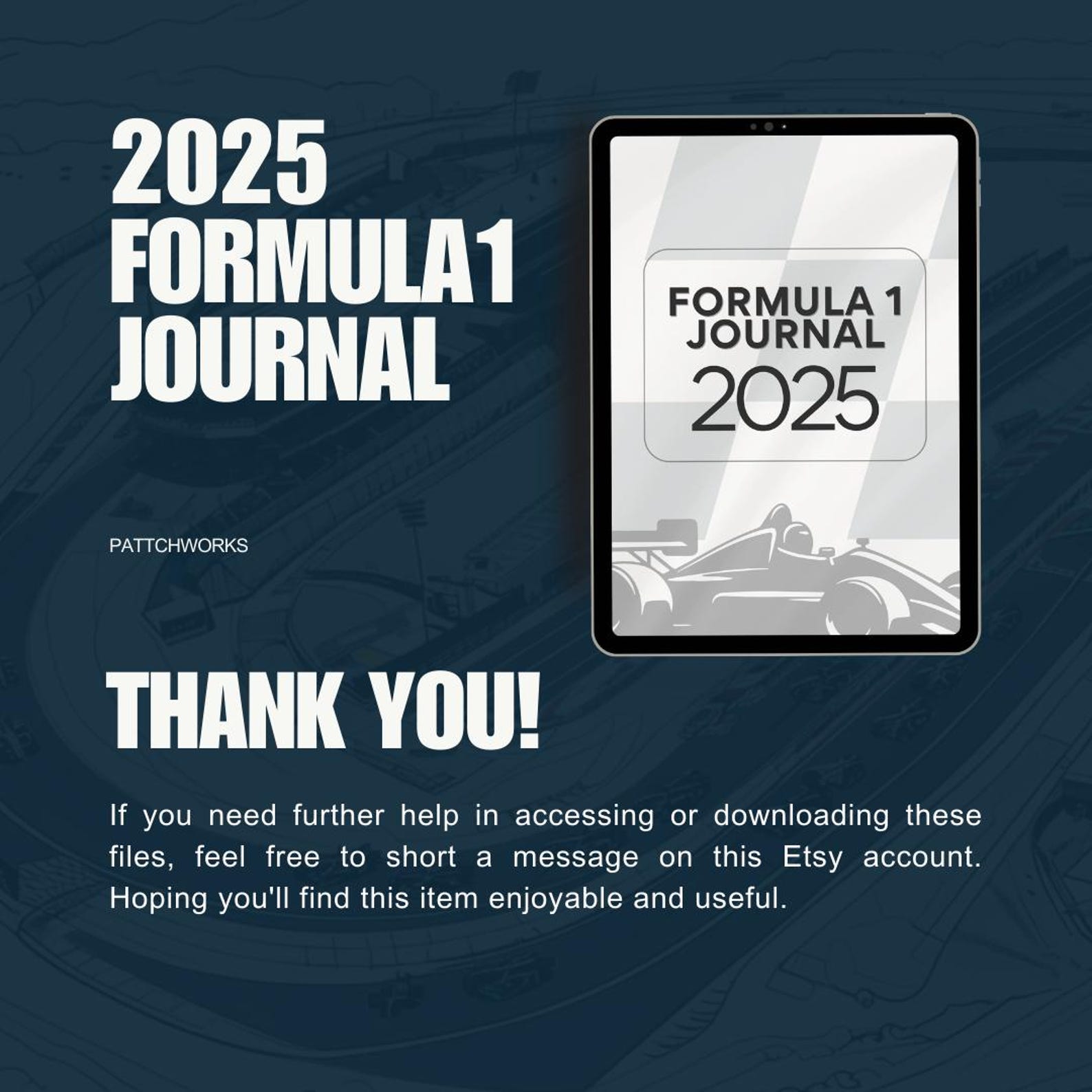 F1 Race Journal 2025 | F1 Race Planner 2025 | Formula 1 - Etsy