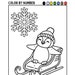 Winter Wonderland Color by Number Coloring Pages - Etsy