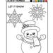 Winter Wonderland Color by Number Coloring Pages - Etsy