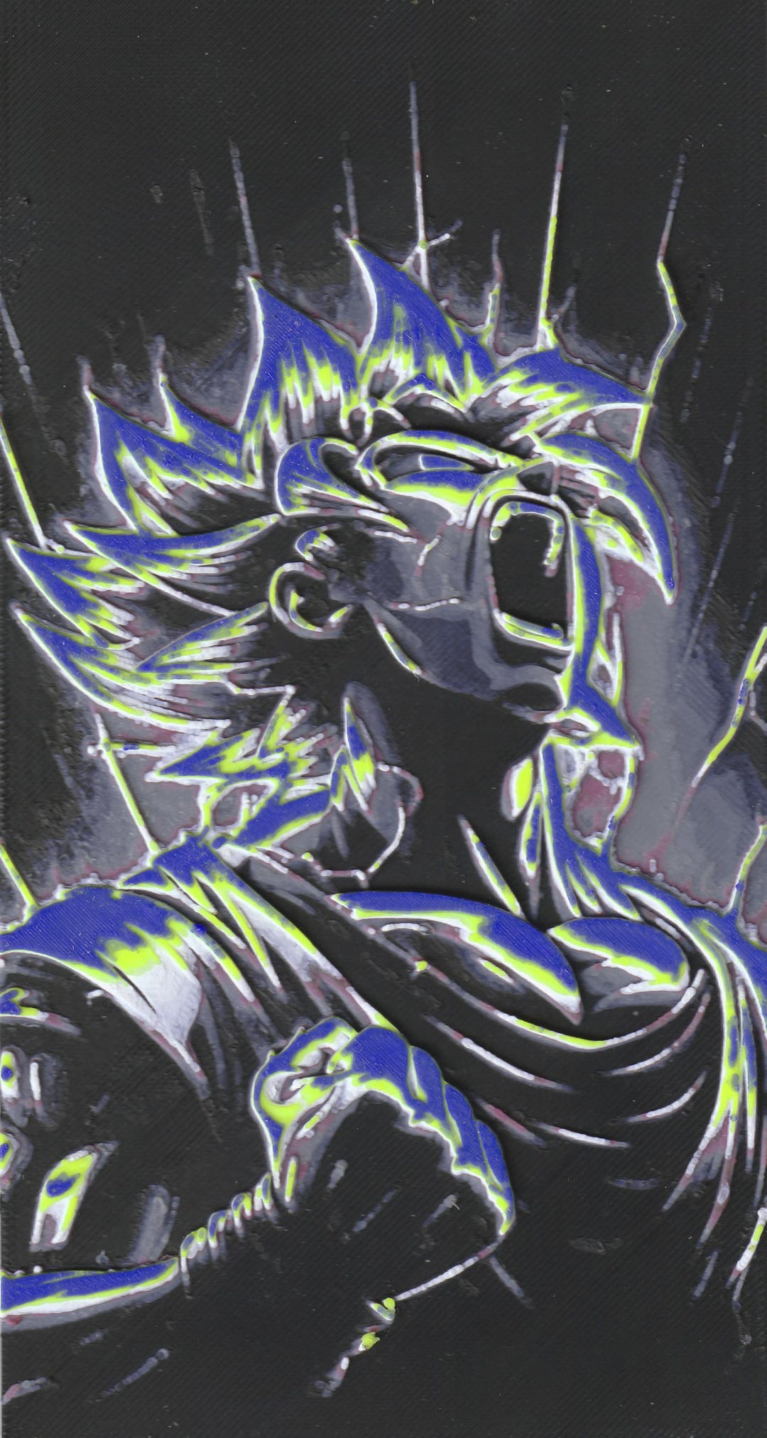 Anime Fan Art - Goku Super Saiyan - Multicolor - 3D Printed Magnet - Etsy