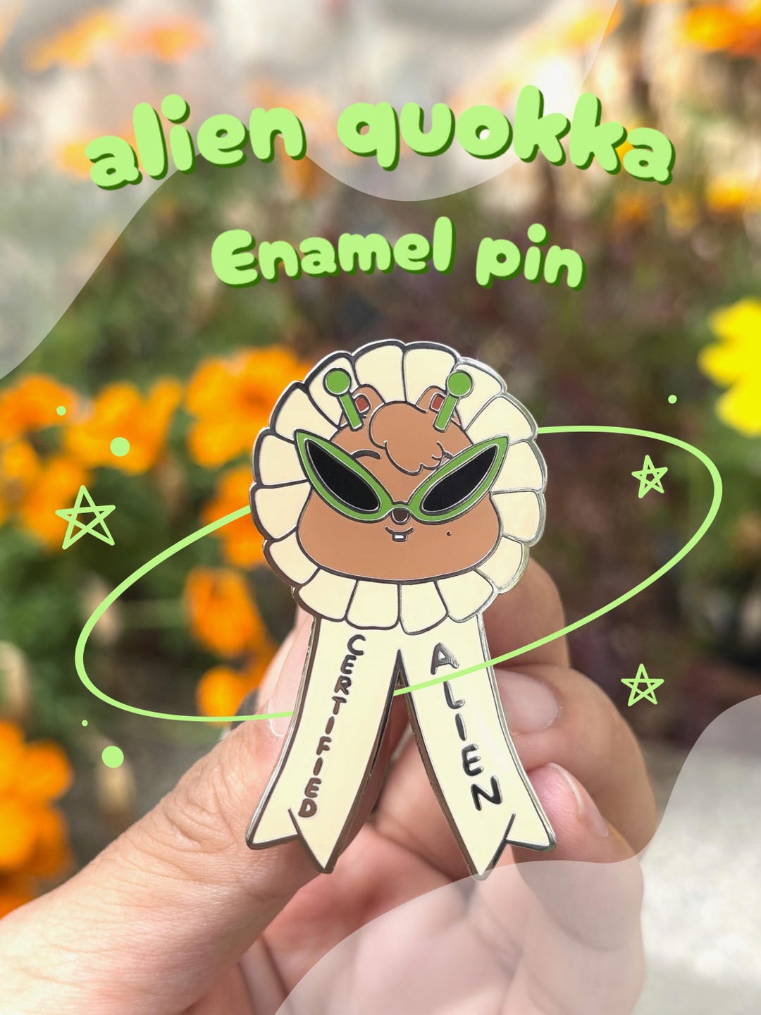 SKZ Han Quokka Certified Alien Enamel Pin - Etsy