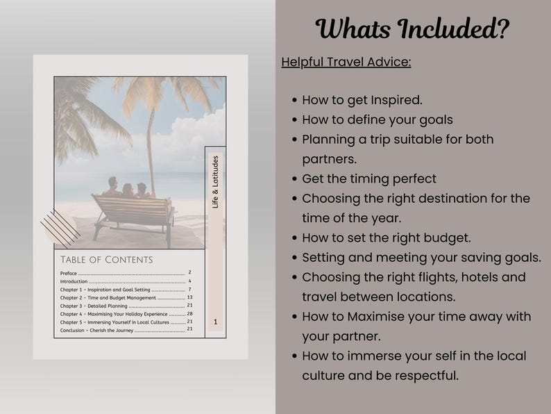 How to Guide Plan the Perfect Couple Holiday - Etsy