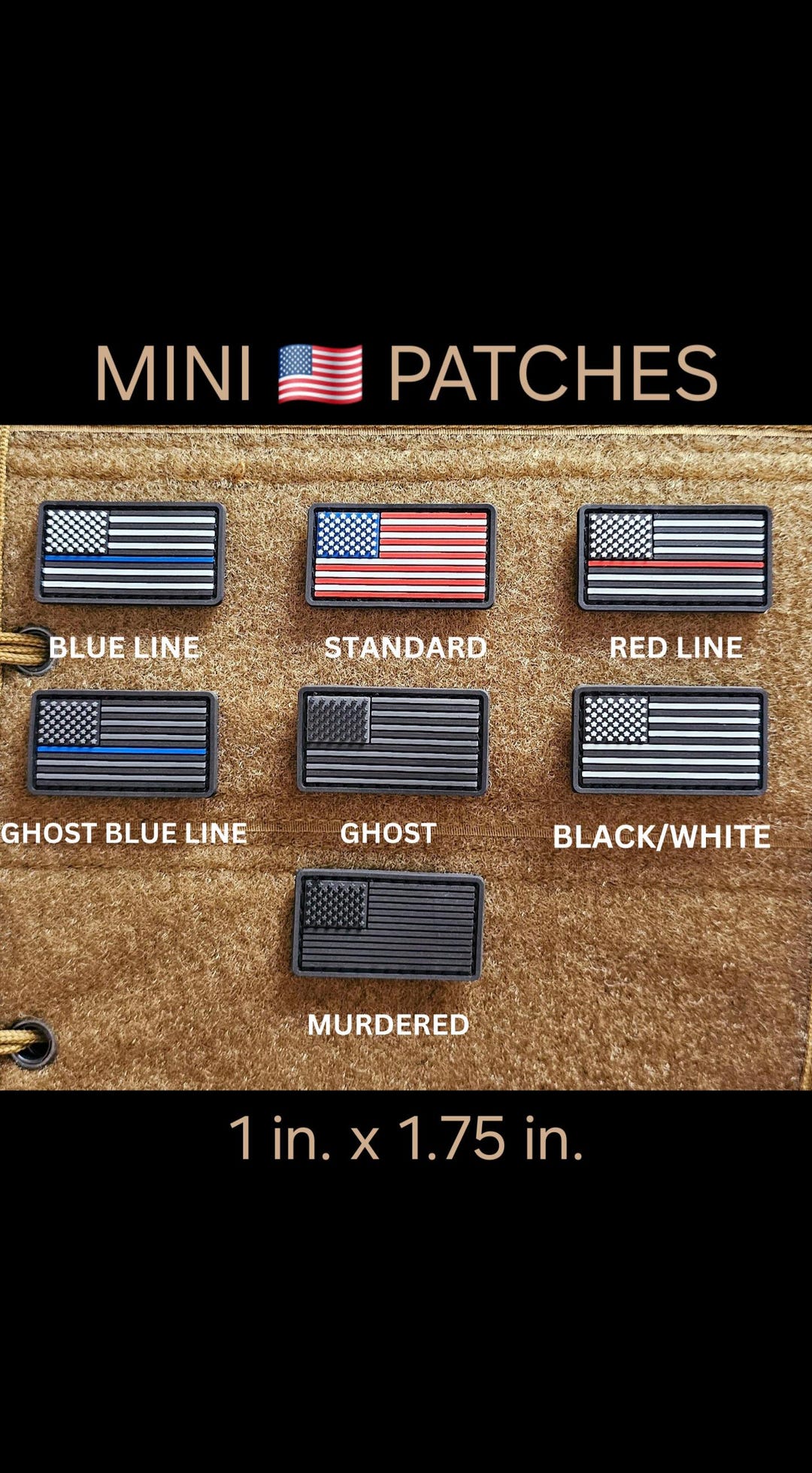 Mini Flag Patch - Etsy