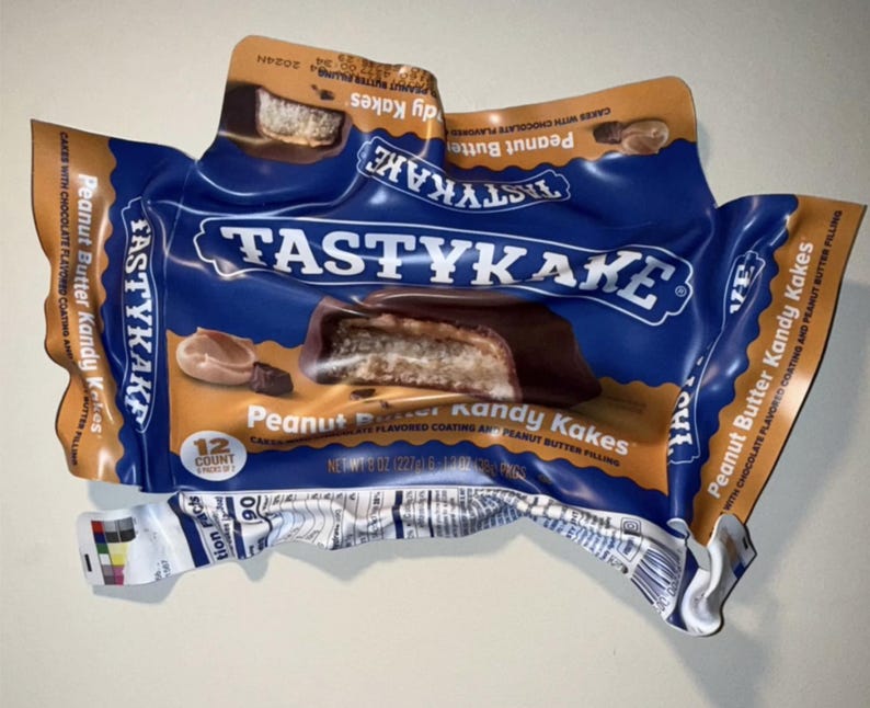 Tastykake Peanut Butter Kandy Cakes Wall Art Sculpture - Etsy