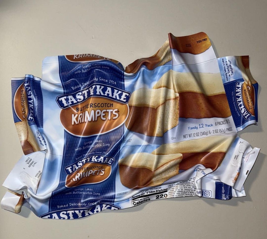 TASTYKAKE Krimpets Wall Art Sculpture - Etsy