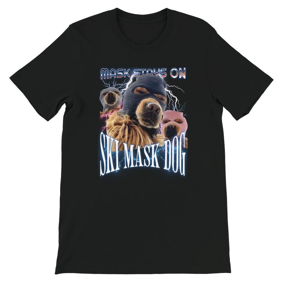 Ski Mask Dog Meme Coin Tee Vintage Design, Soft Cotton, Unisex Fit - Etsy