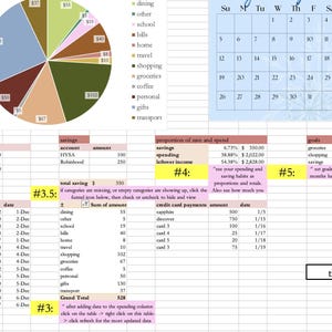 Simple 2025 Excel Monthly Budget Planner- Aesthetic and Minimalist ...