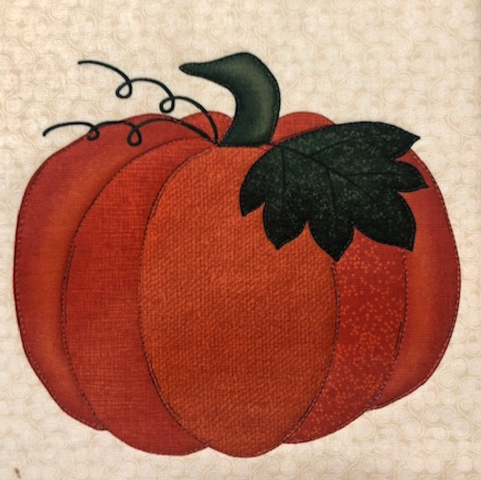 Pumpkin Fall Autumn Harvest Quilted Mug Rug Quiltsy Handmade - Etsy