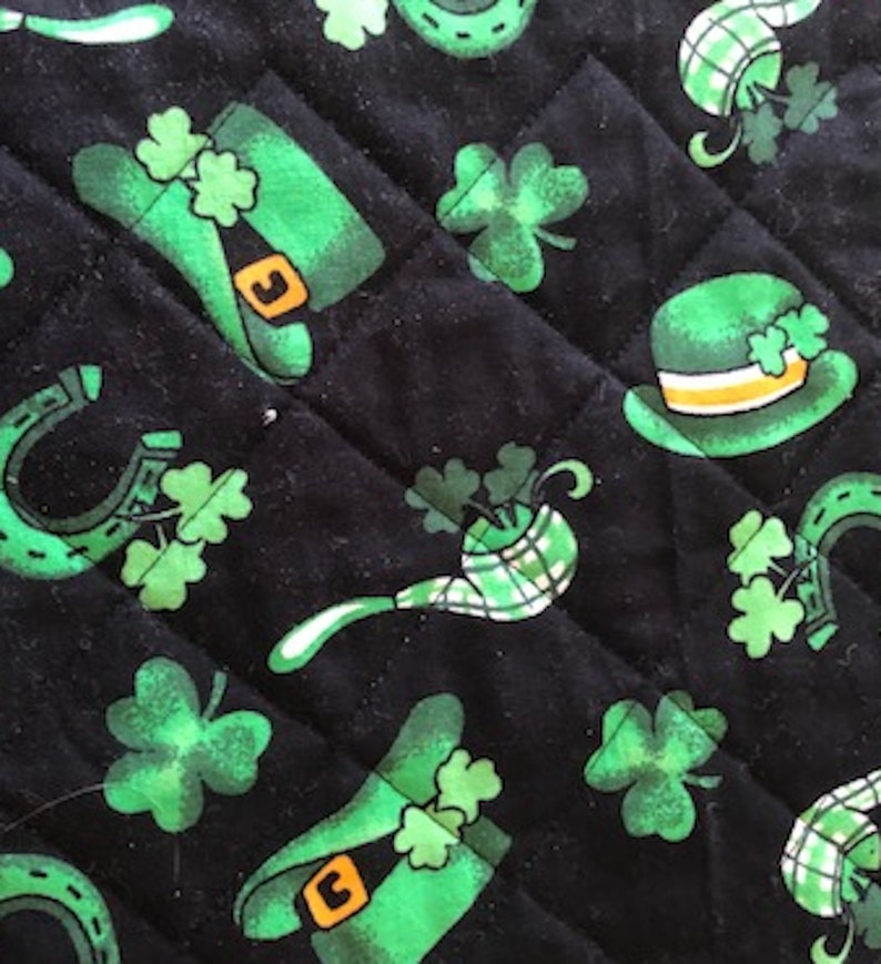 St. Patrick's Day Shamrock Ladybug Pieced Patchwork Irish - Etsy
