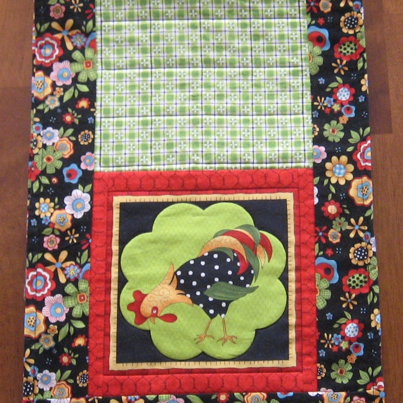 Chicken Table Runner Pattern - Etsy