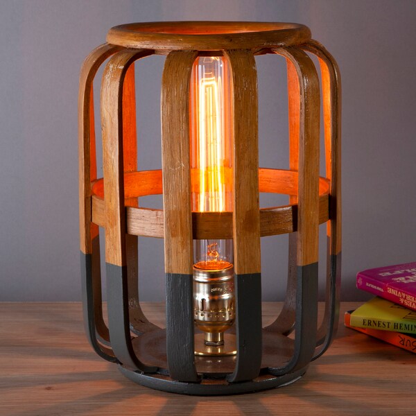 Wood Lamp - Etsy