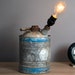 Vintage Oil Can Lamp With Filament Bulb Up-cycled One-of-a-kind Man ...
