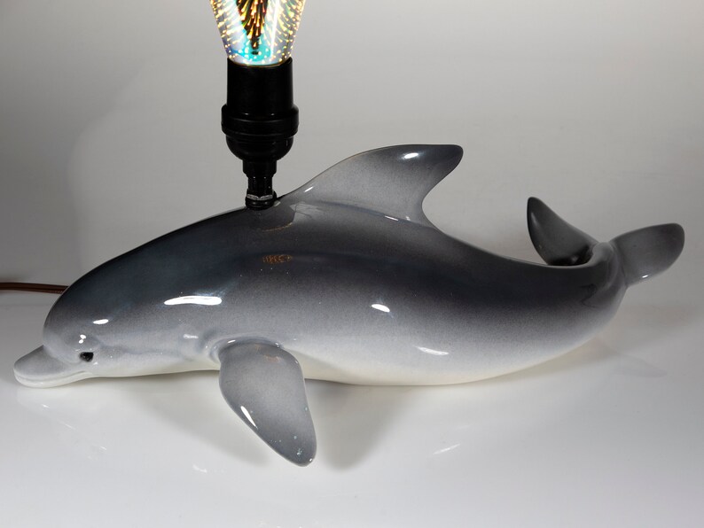 The Extraordinary Dolphin Lamp Hand Crafted One-of-a-kind - Etsy